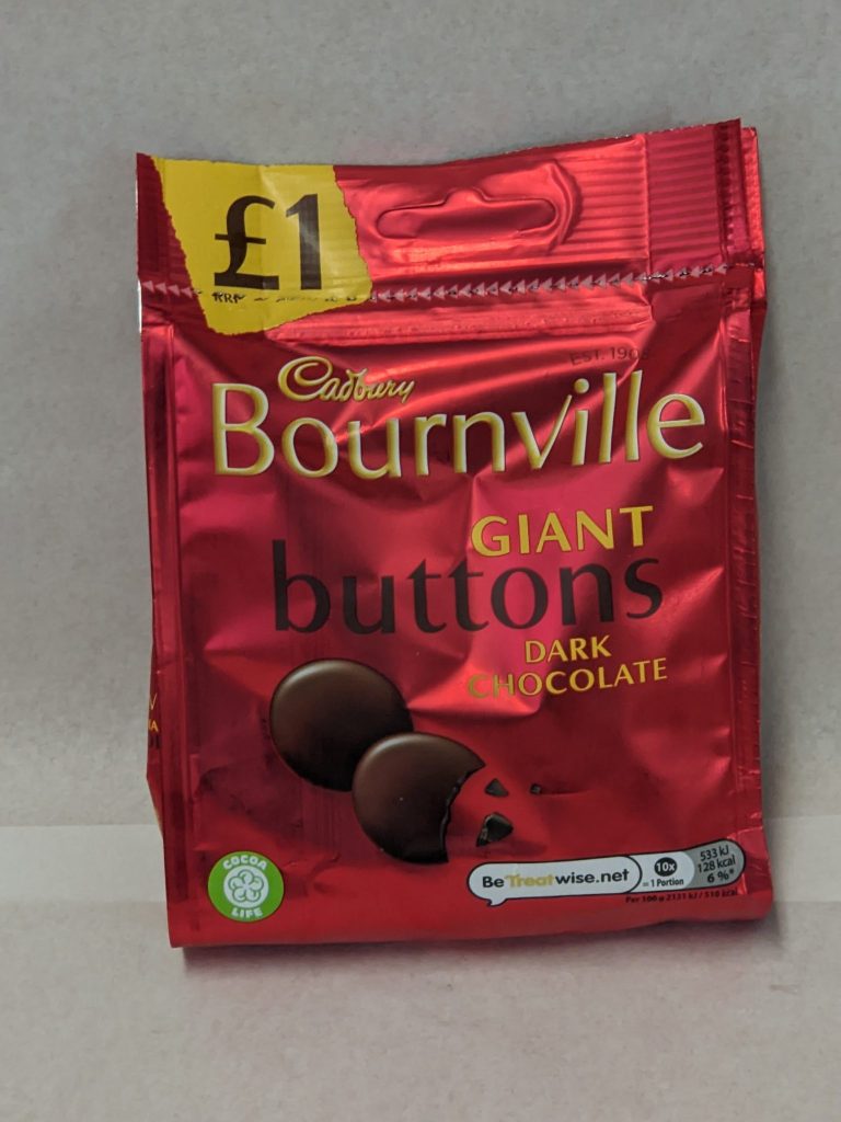 BOURNVILLE DARK CHOCOLATE GIANT BUTTONS | Syd's Pies