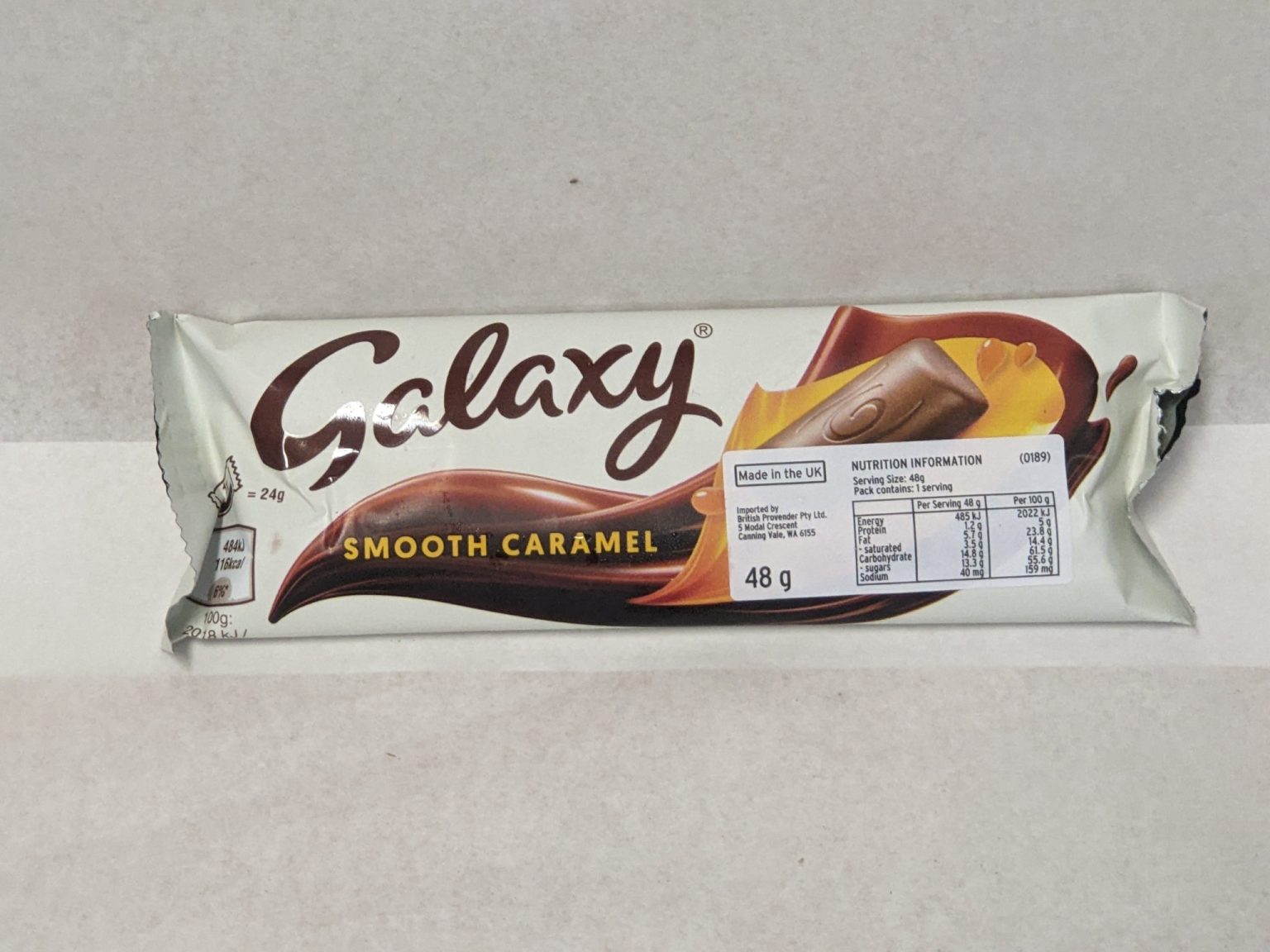 GALAXY SMOOTH CARAMEL BAR | Syd's Pies