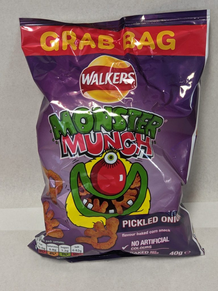 MONSTER MUNCH PICKLED ONION CRISPS | Syd's Pies