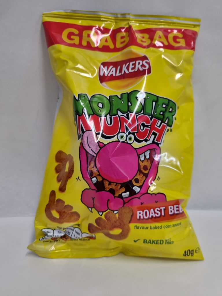WALKERS MONSTER MUNCH CRISPS ROAST BEEF | Syd's Pies