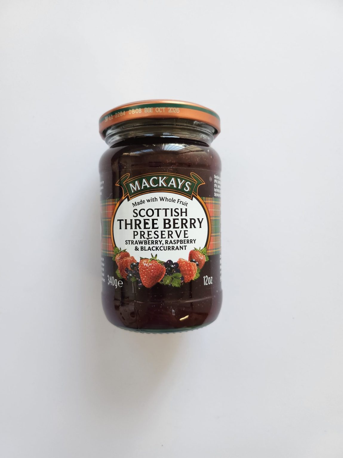 MACKAYS SCOTTISH THREE BERRY PRESERVE | Syd's Pies