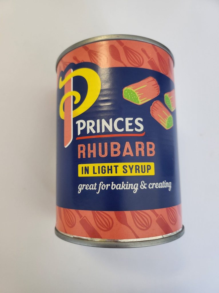 PRINCES RHUBARB IN LIGHT SYRUP - Maximum 6 cans per order | Syd's Pies